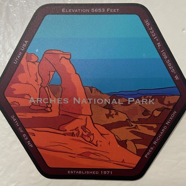 Arches National Park Stickers - Etsy