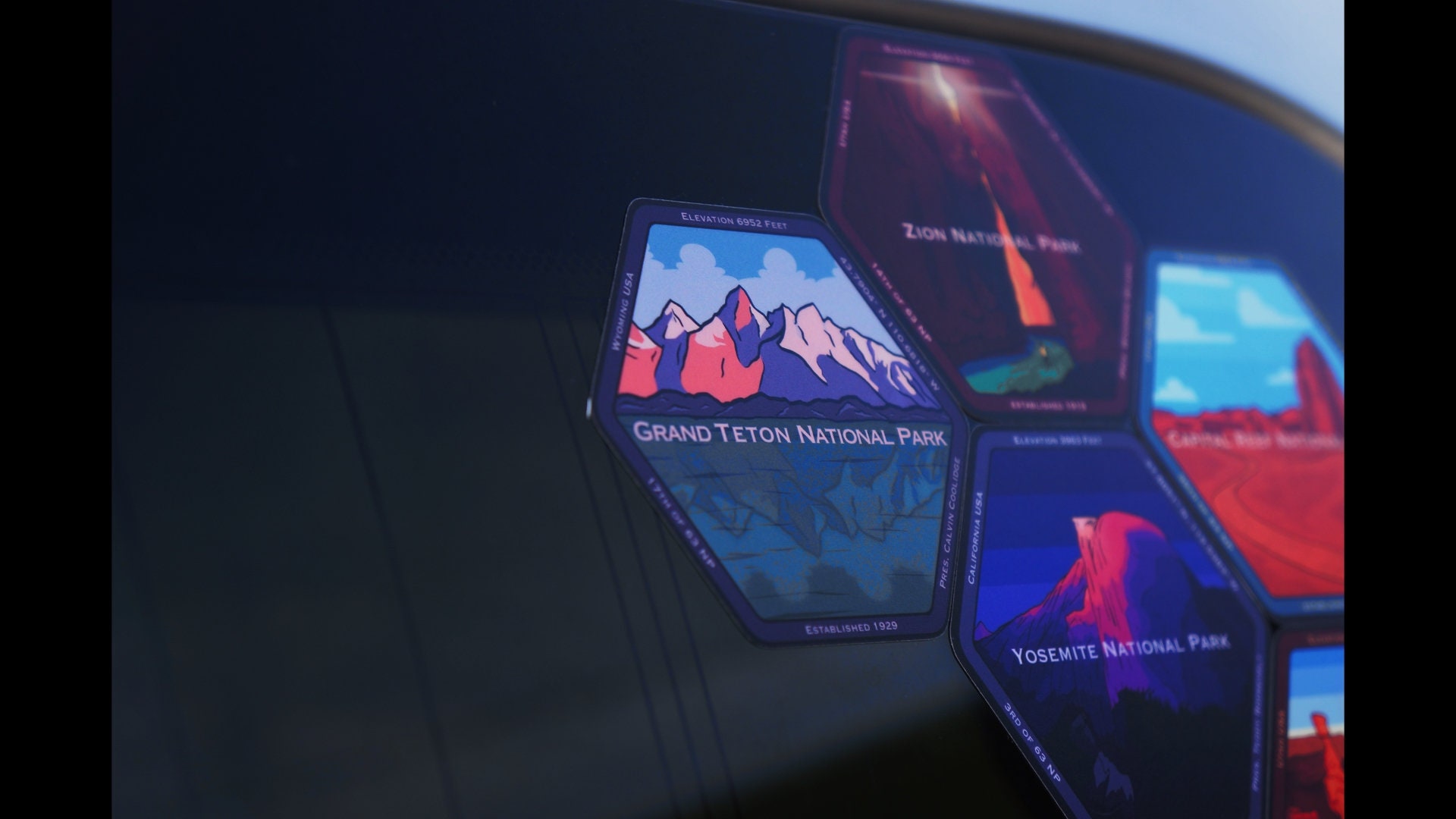 Grand Tetons National Park Sticker - Etsy