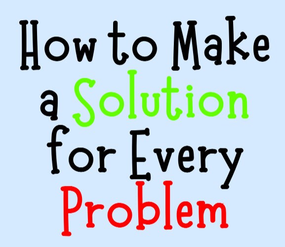 How to Make a Solution for Every Problem - Etsy