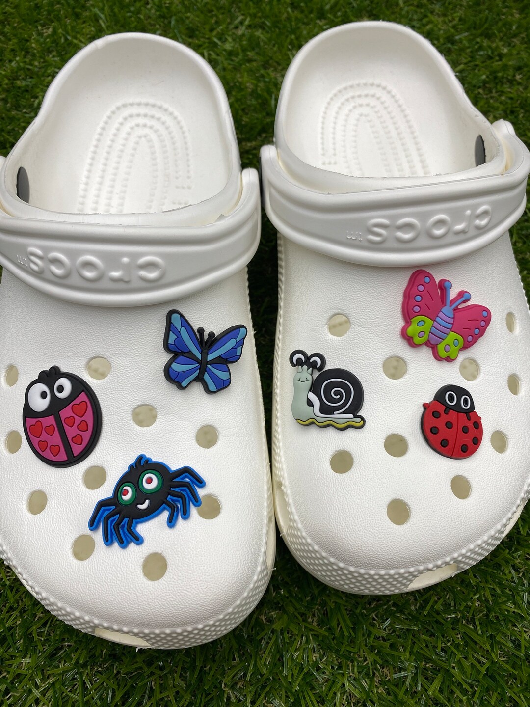 Insect Butterfly Ladybug Spider Snail Croc Charm INDIVIDUALS - Etsy