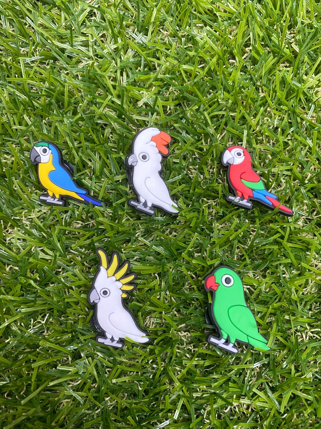 Parrot Bird Croc Charms INDIVIDUALS - Etsy