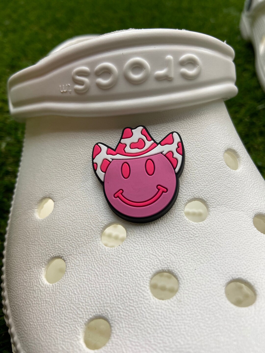 Smiley Face Cowboy Croc Charm SINGLE - Etsy