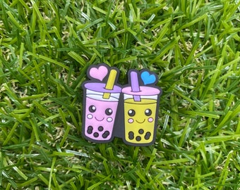 Bulbasaur Drinking Boba Milk Tea Bobasaur Pokemon Hard Enamel - Etsy