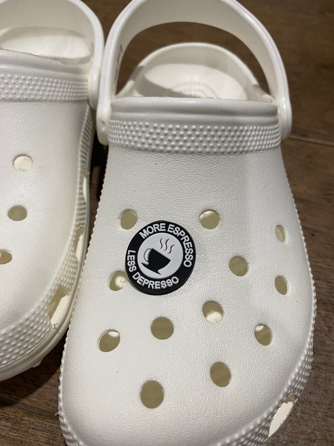 More Espresso Less Depresso Croc Charm - Etsy