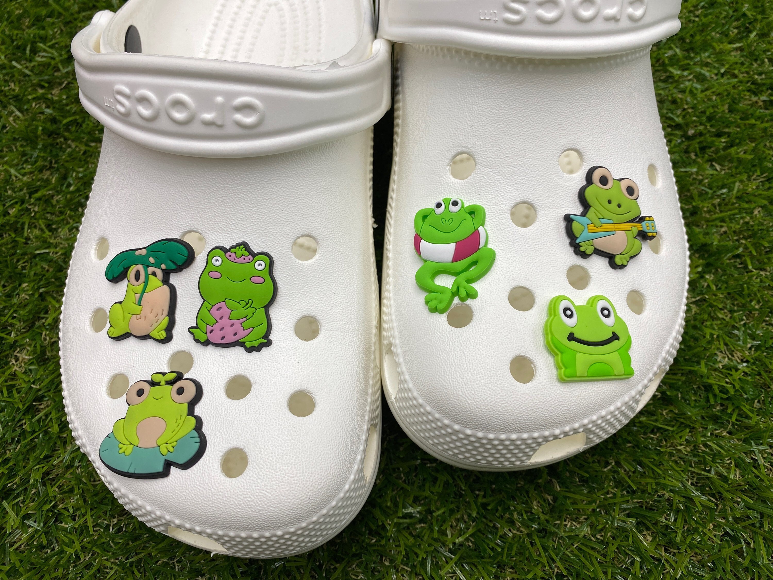Cute Frog Croc Charm BUNDLE - Etsy