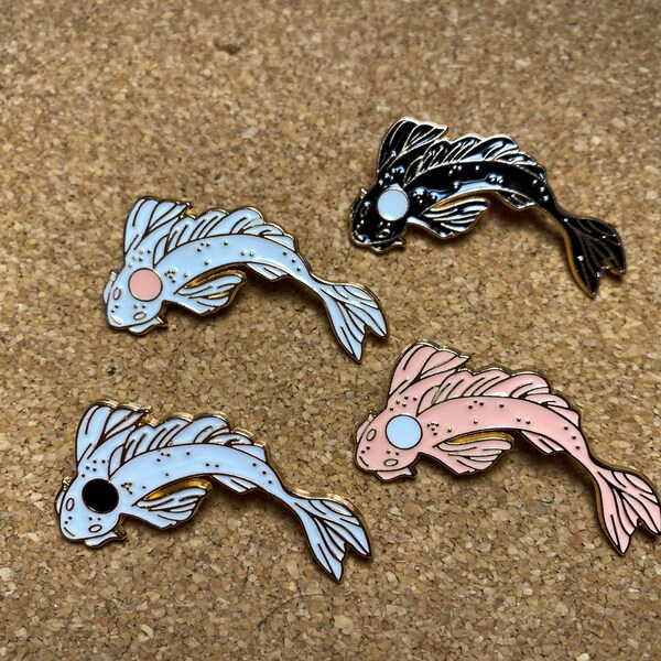 Enamel Fish - Etsy
