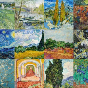 Vincent Van Gogh Paper Pack | Printable Art - 28 Designs - 12in X 12in ...