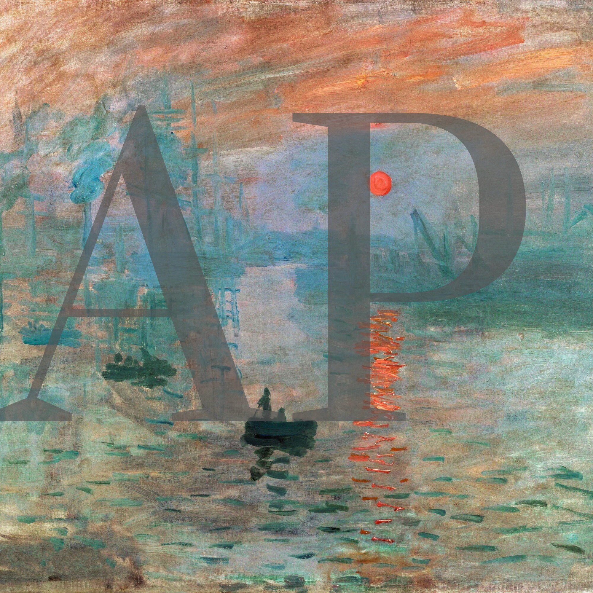 Claude Monet Digital Paper Bundle | Famous Artists - 24 Designs - 12in ...