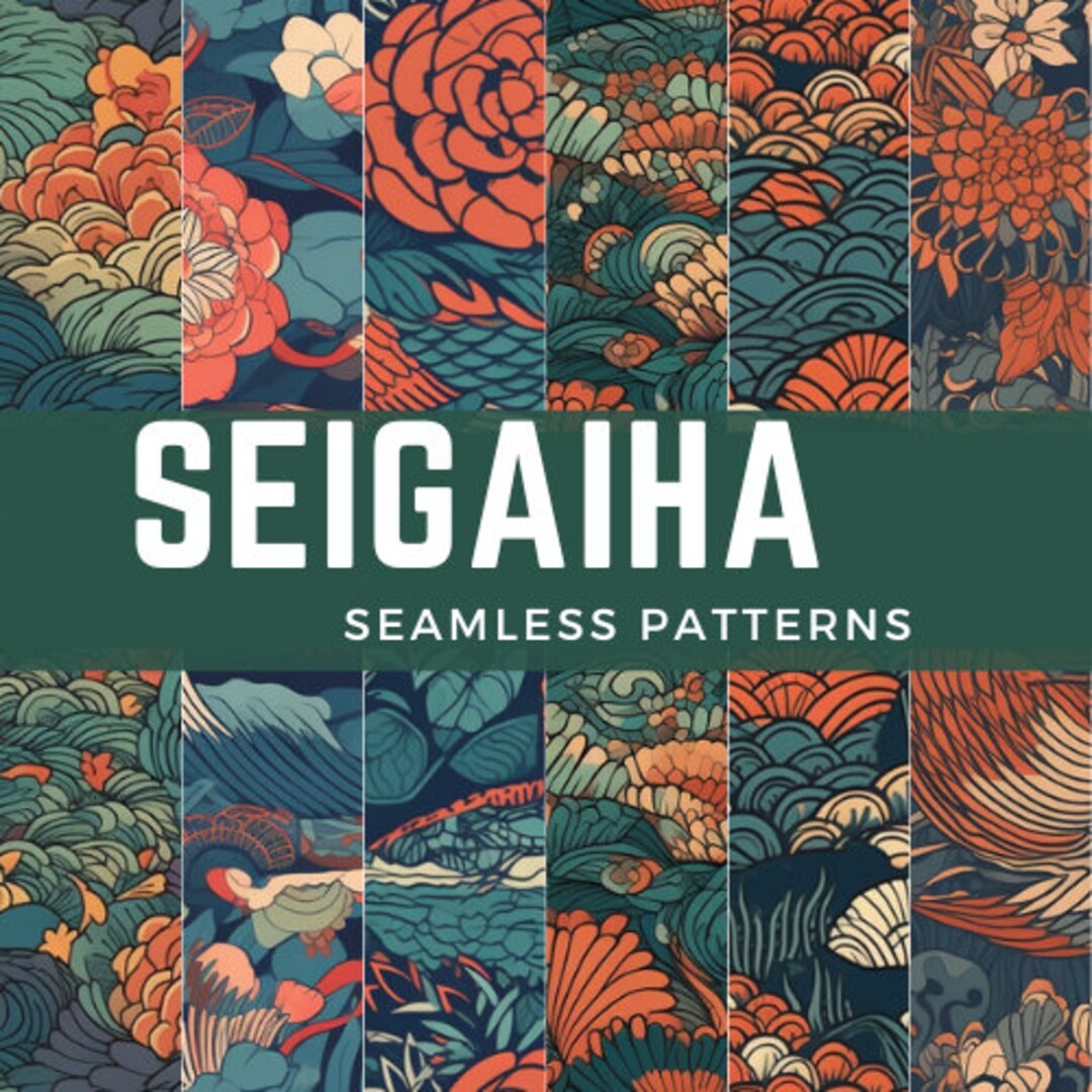 Seigaiha Kimono Pattern Japanese Patterns Japanese Wave - Etsy