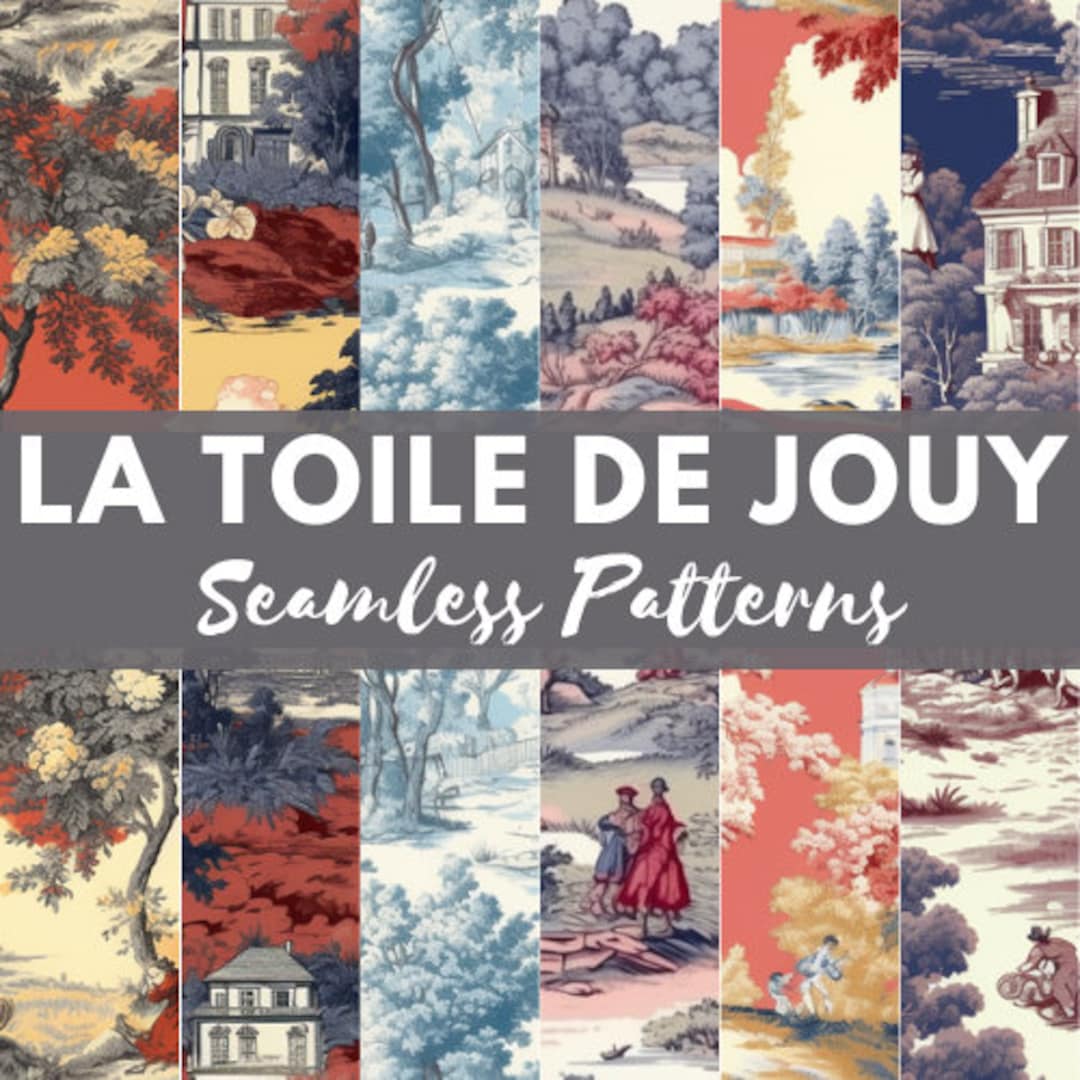 La Toile De Jouy, Cloth From Jouy, French Pattern, Scenic Printable ...