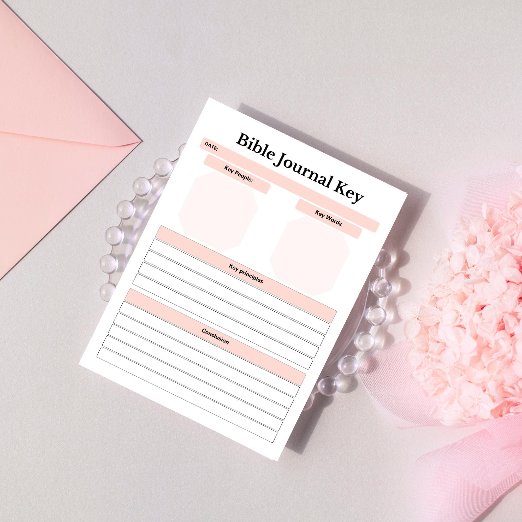 Printable Prayer Journal | Faith Planner | Digital Download | Bible ...