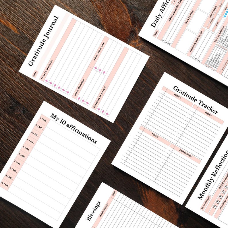 Printable Prayer Journal | Faith Planner | Digital Download | Bible ...