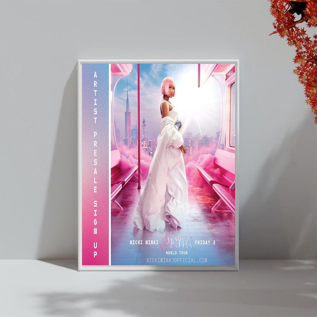 Nicki Minaj Pink Friday 2 World Tour Poster sold by Ada Closed | SKU ...
