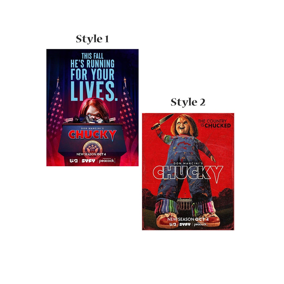 Chucky Season 3 Poster, This Fall He's Running for Your Lives Movie ...