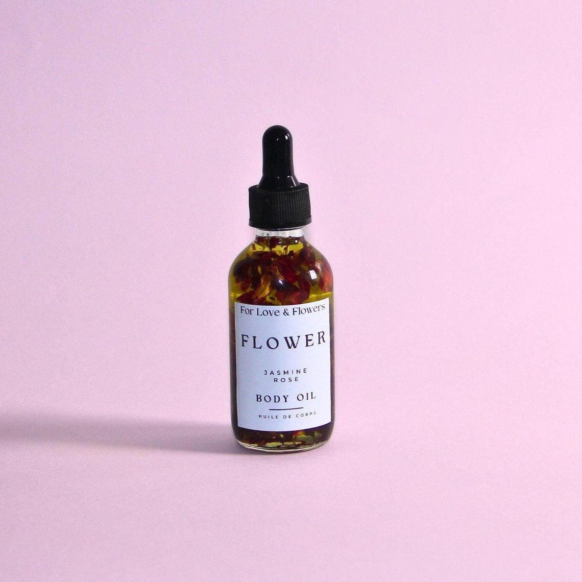 Flower Body Oil | Botanical Body Oil | Rose & Jasmine | Perfume Oil ...