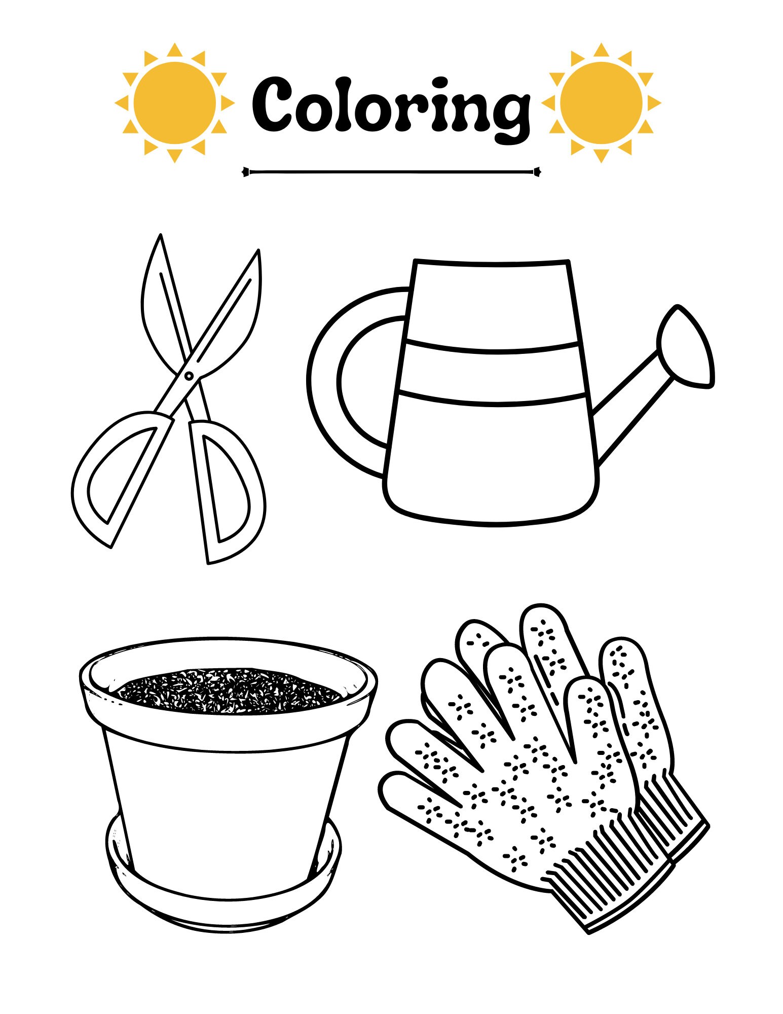 Gardening Spring Printable Activity Sheets for Kids - Etsy