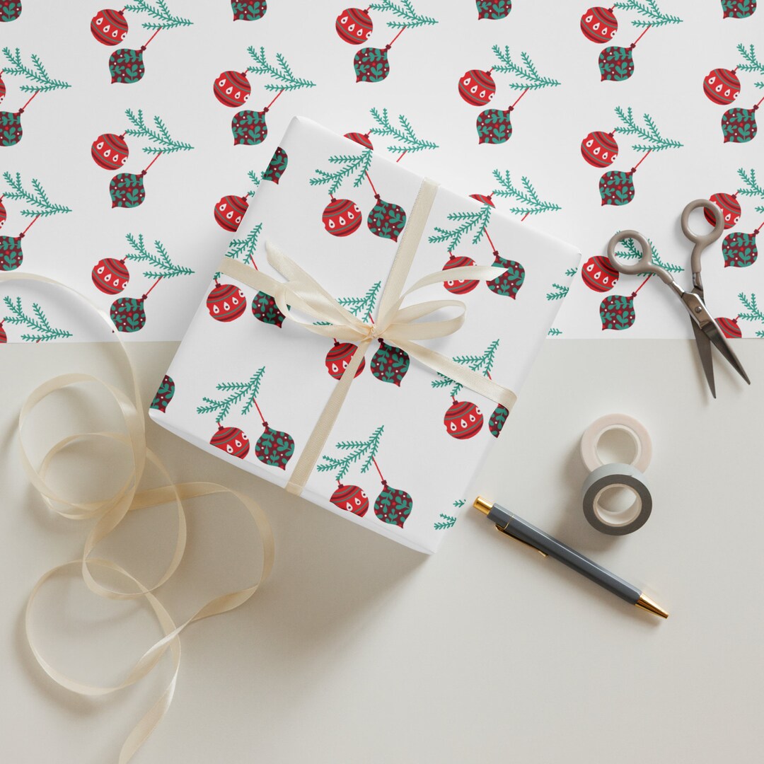 Christmas Wrapping Paper Sheets Makes Your Wrapping Go to the - Etsy