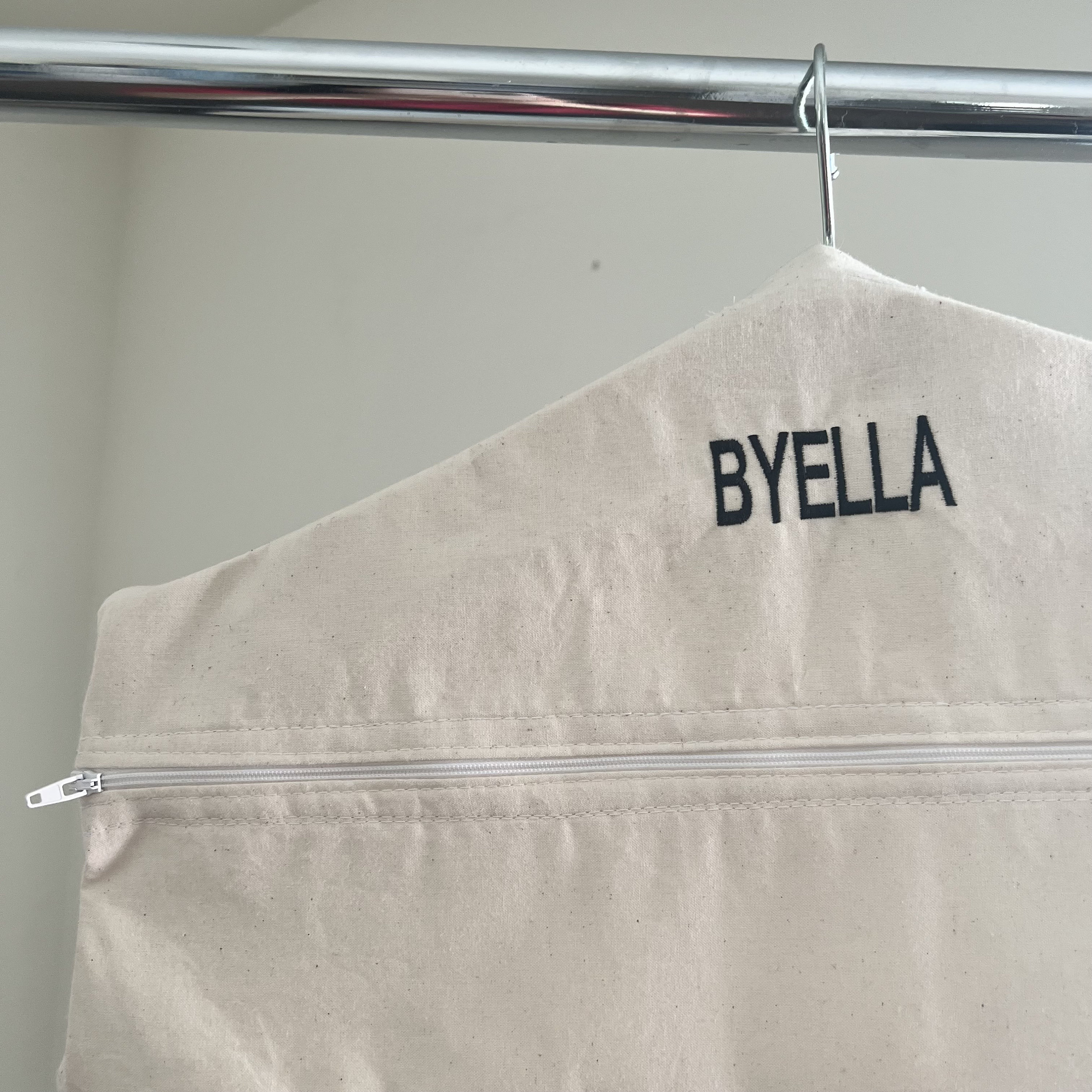 Fabric Hanger Cover Safe. Hidden Valuables Storage. Zipper. Hanger is ...