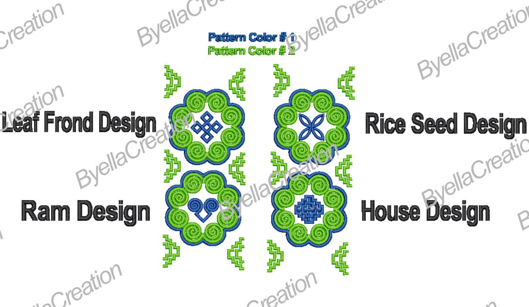 Custom Full Embroidery Duo Colors Hmong Graduation Sashes/stoles - Etsy