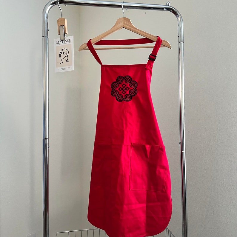 Hmong Custom Embroidered Design on a Apron - Etsy