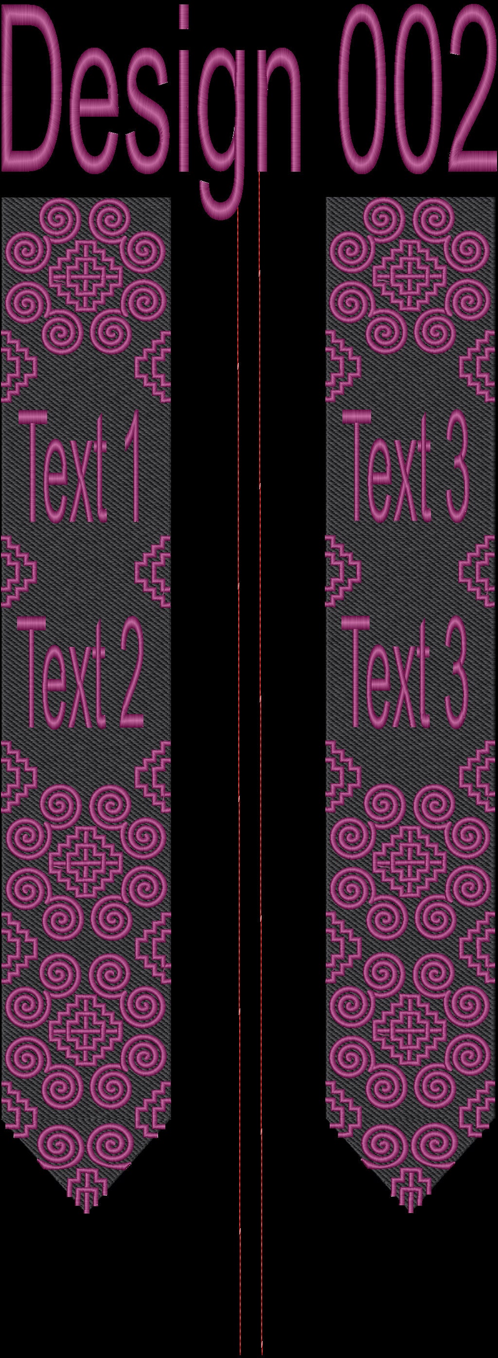 Custom Full Embroidery Hmong Graduation Sashes/stoles - Etsy