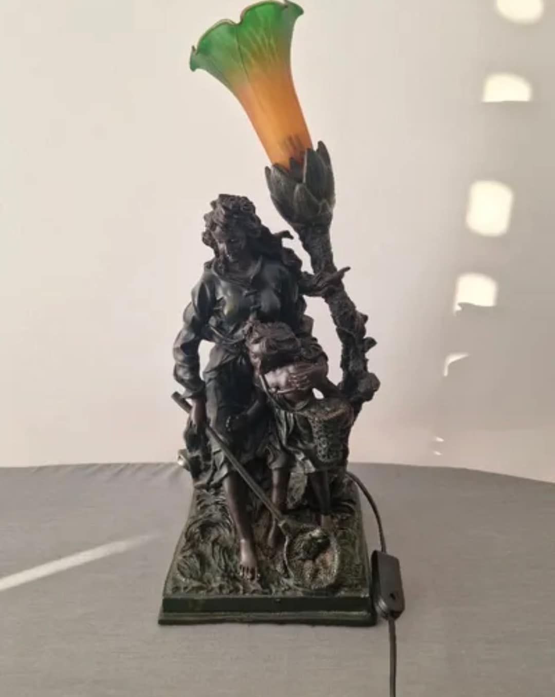 Carved Lamp HANDMADE - Etsy