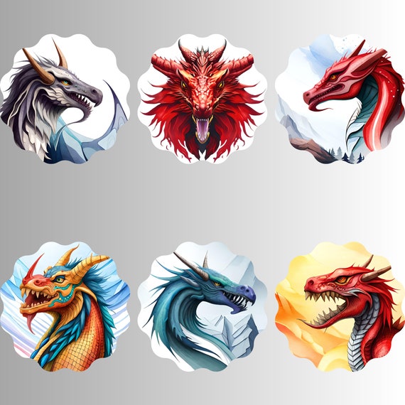 Fantasy Dragon Head Art