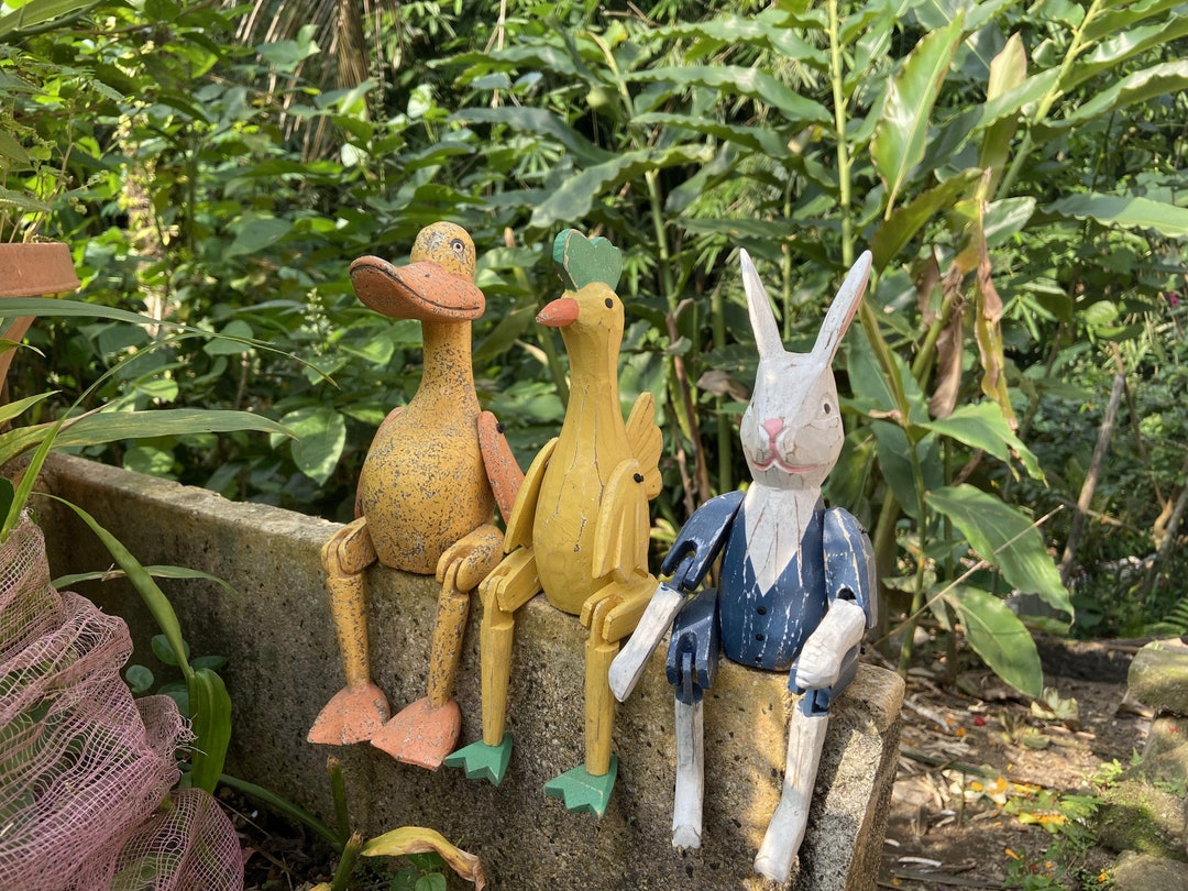 Set Sitting Statue Are Great for Table and Shelf Decorations, Duck ...