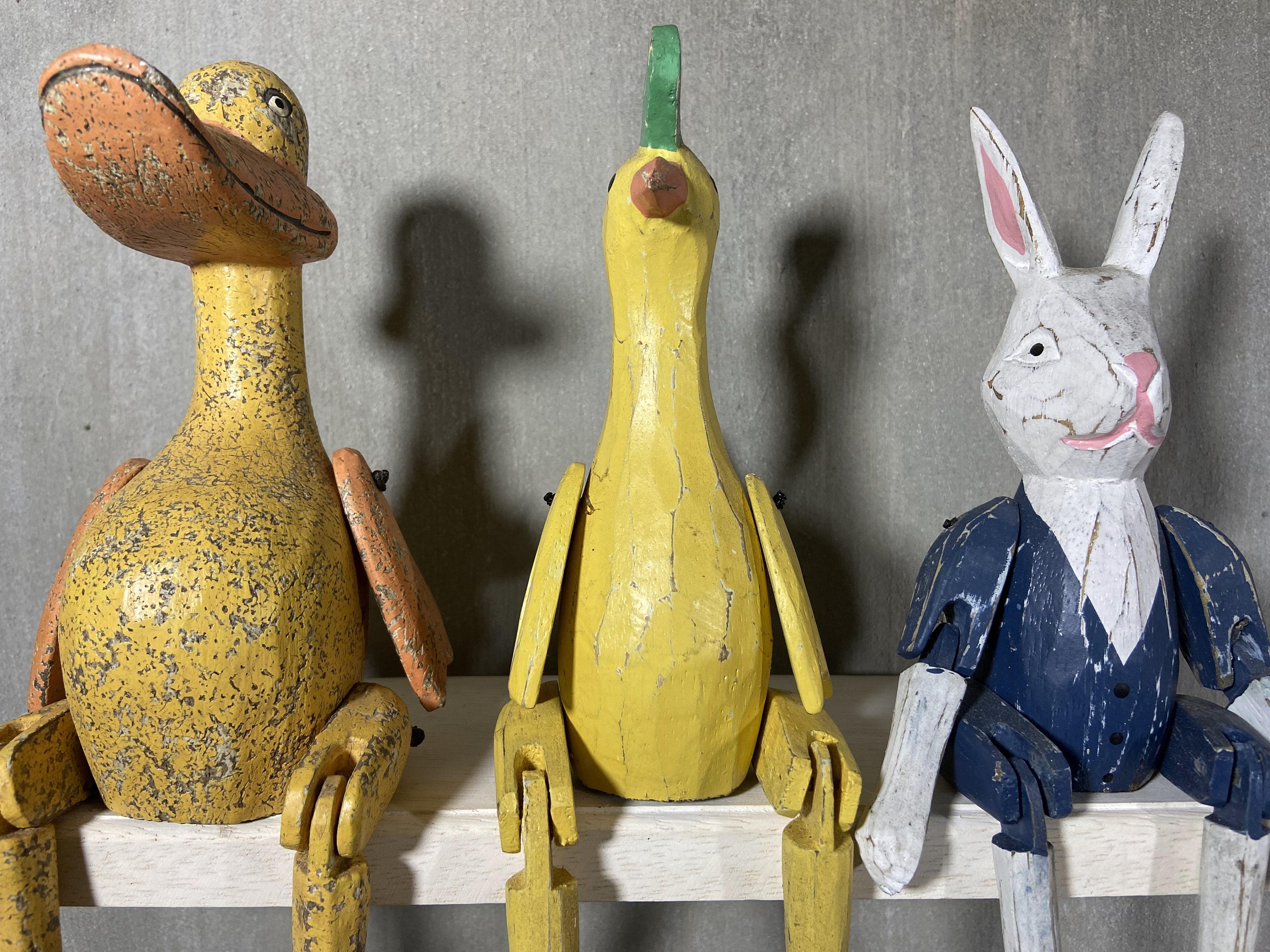 Set Sitting Statue Are Great for Table and Shelf Decorations, Duck ...