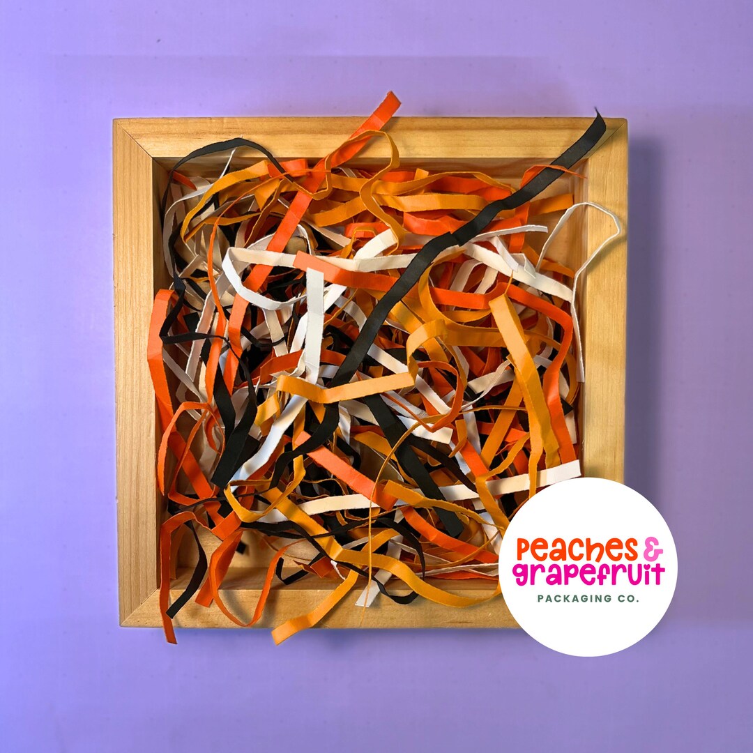 Crinkle Paper Shreds Mixed Packaging Material Small Business - Etsy