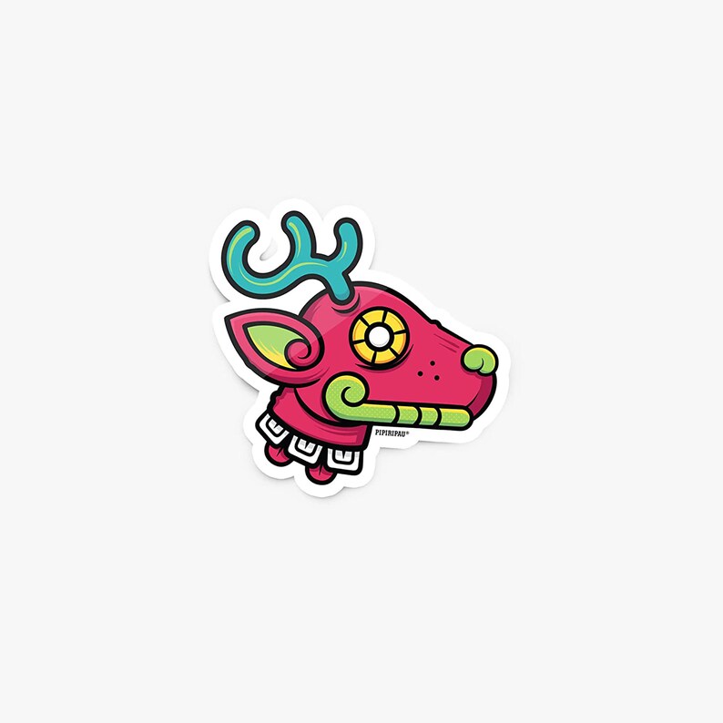 Aztec Sticker Pack – Nahuatl II | Mazatl, Tecpatl & Ocelotl Symbols ...