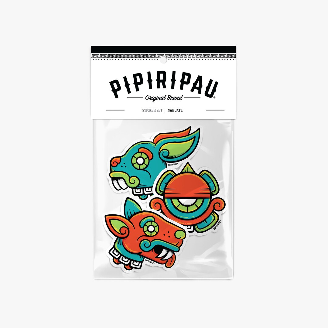 Nahuatl Sticker Pack I - Featuring Itzcuintli, Ollin, and Tochtli All ...