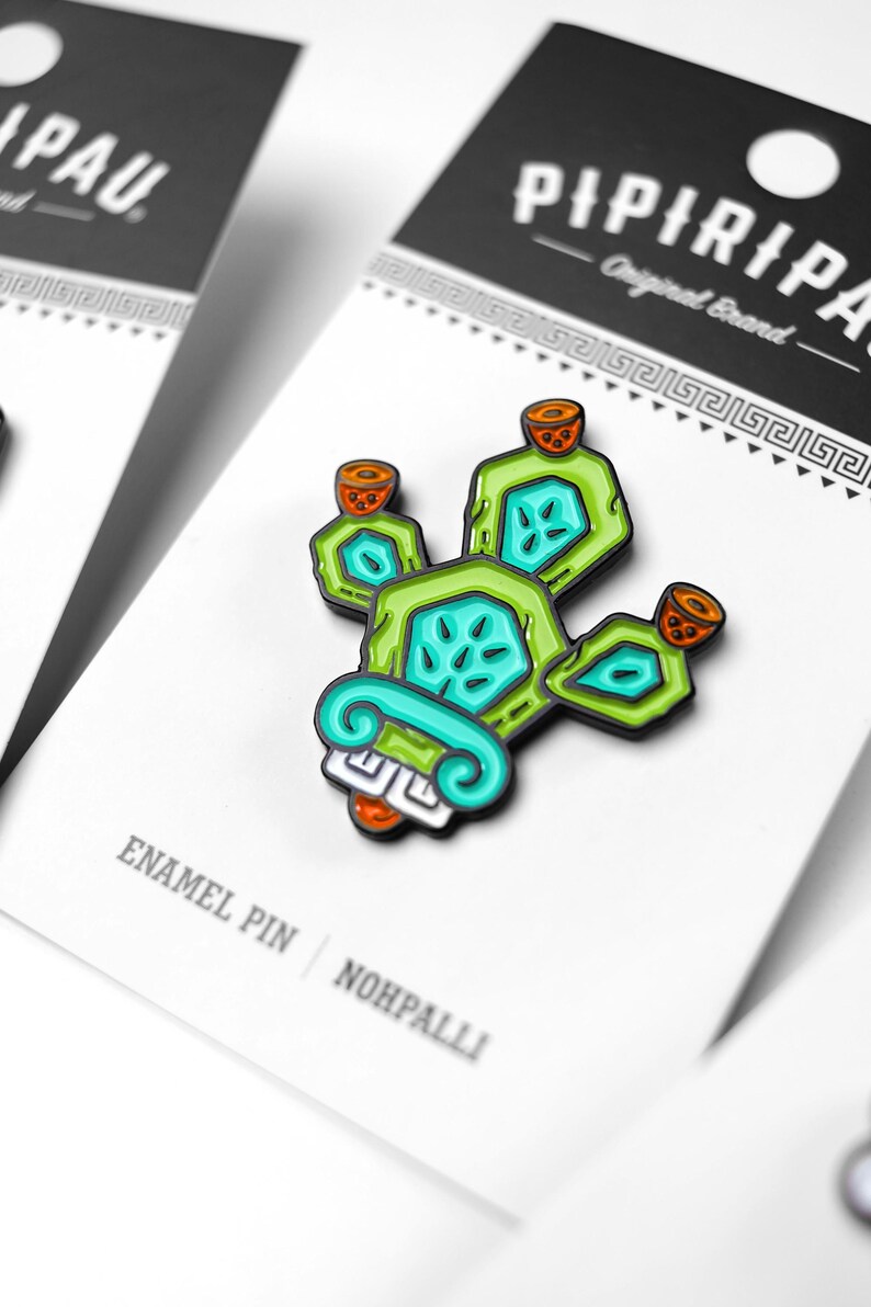 Aztec Nahuatl Enamel Pins IV – Eagle, Cactus, Serpent - Etsy