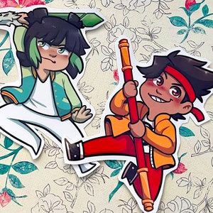 LMK 3 Inch Vinyl Stickers || Monkie King Macaque Nezha Redson MK Mei - Etsy