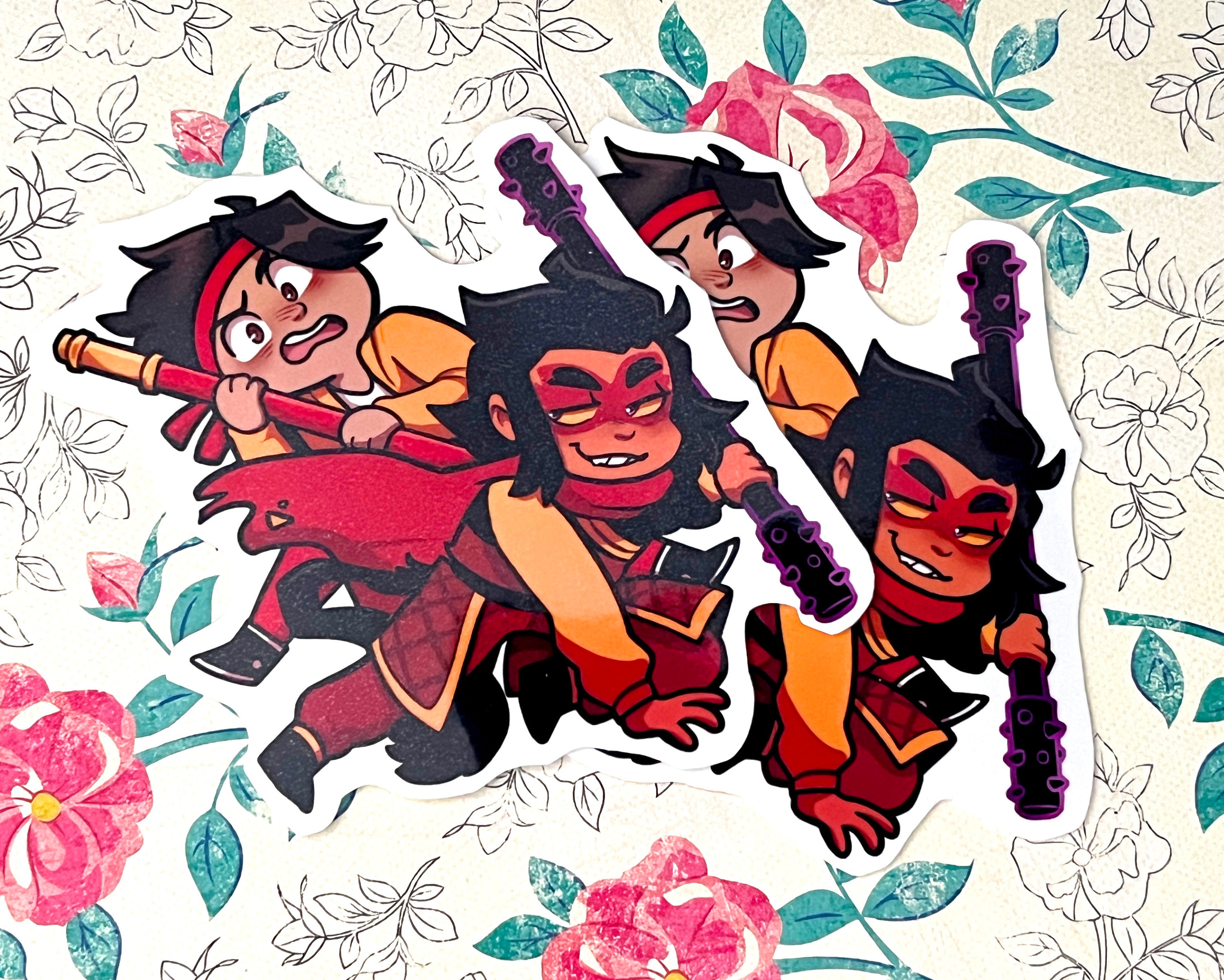 LMK 3 Inch Vinyl Stickers Monkie King Macaque MK - Etsy