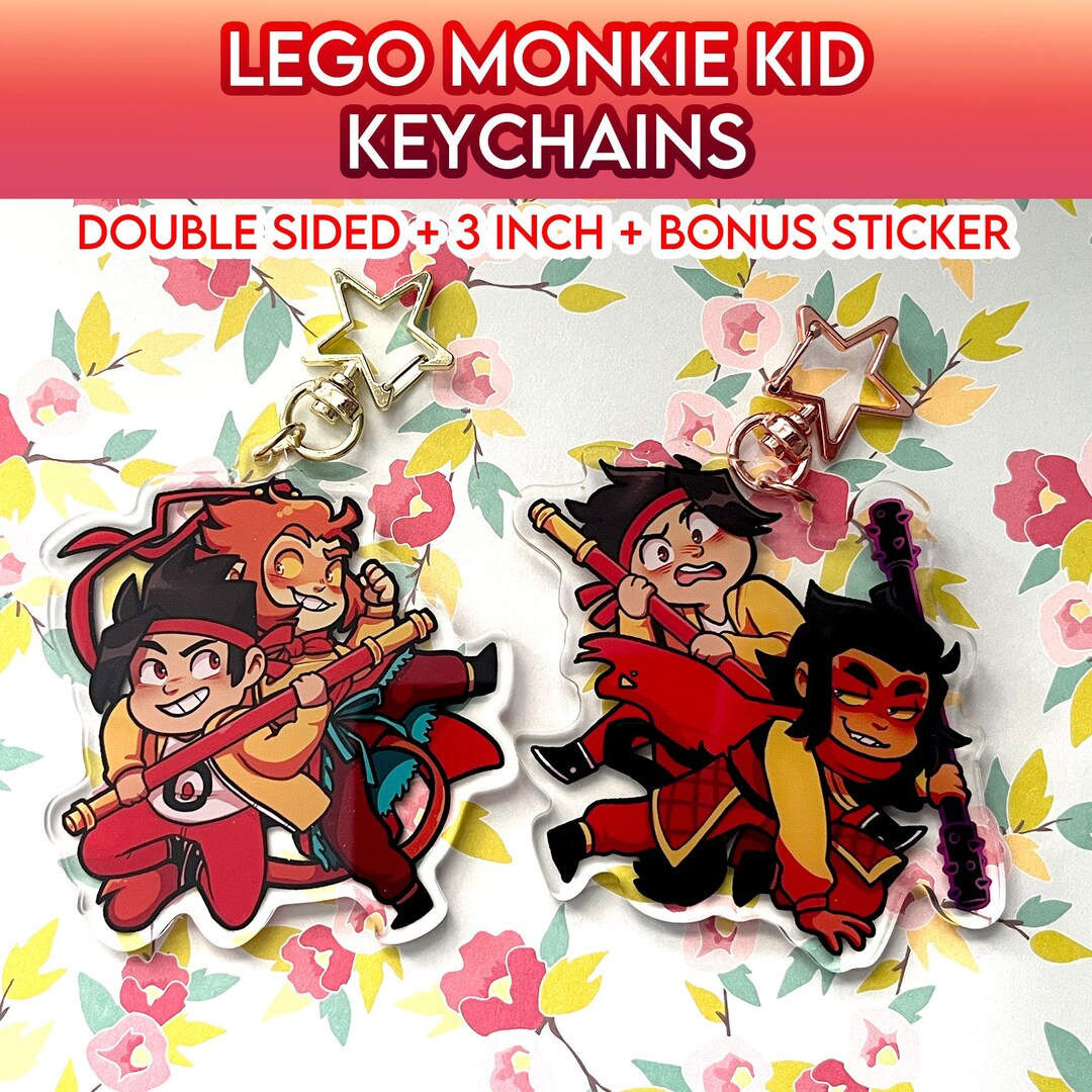 LMK MK Wukong Macaque 3 Inch Acrylic Keychain | Double Sided Keychain ...