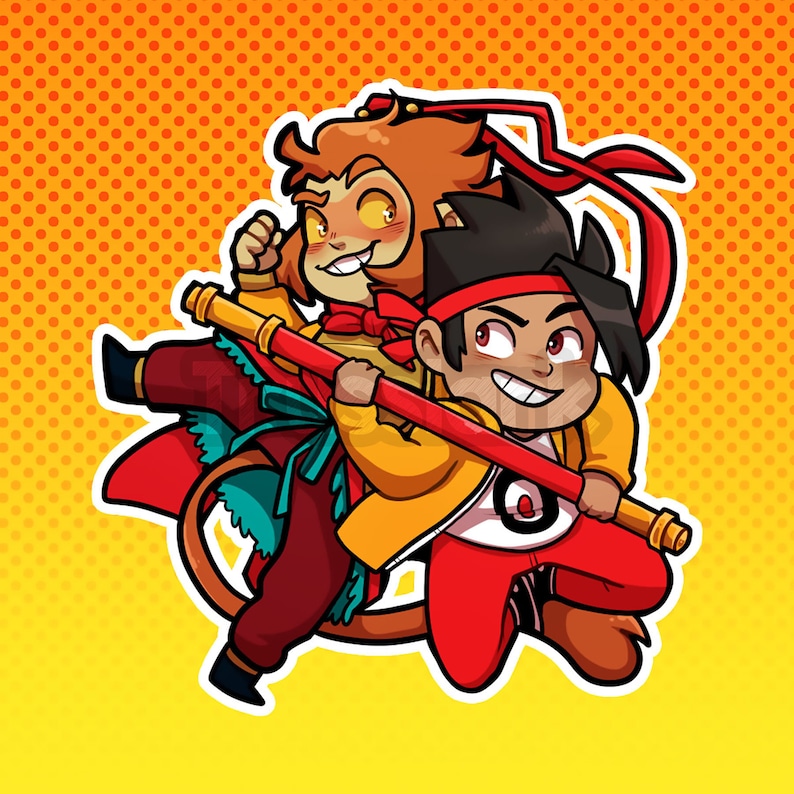 LMK 3 Inch Vinyl Stickers Monkie King Macaque MK - Etsy