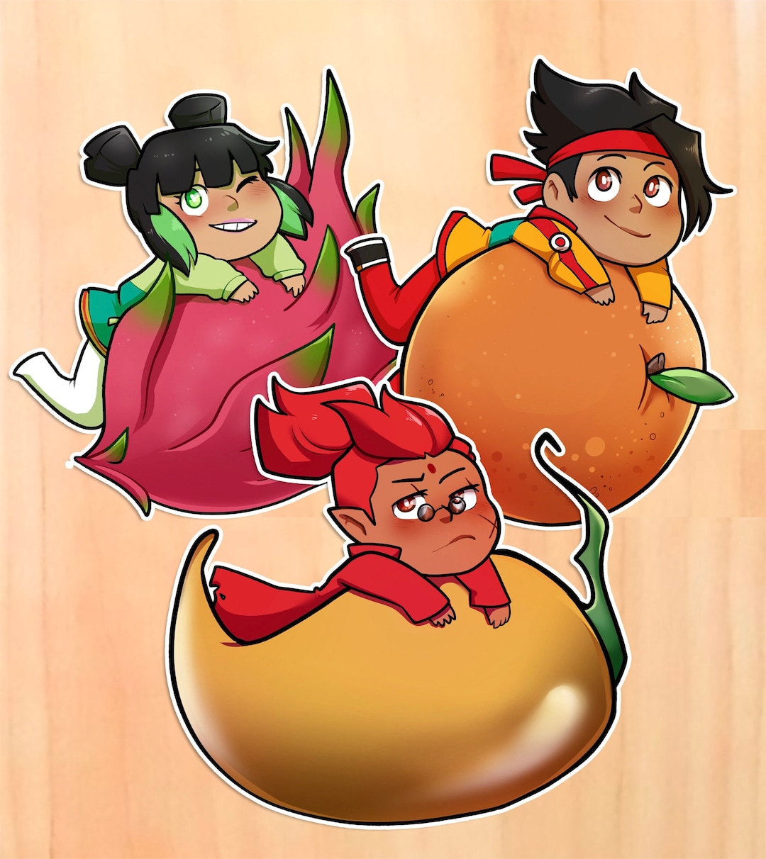 LMK Stickers Fruit Kids - Etsy