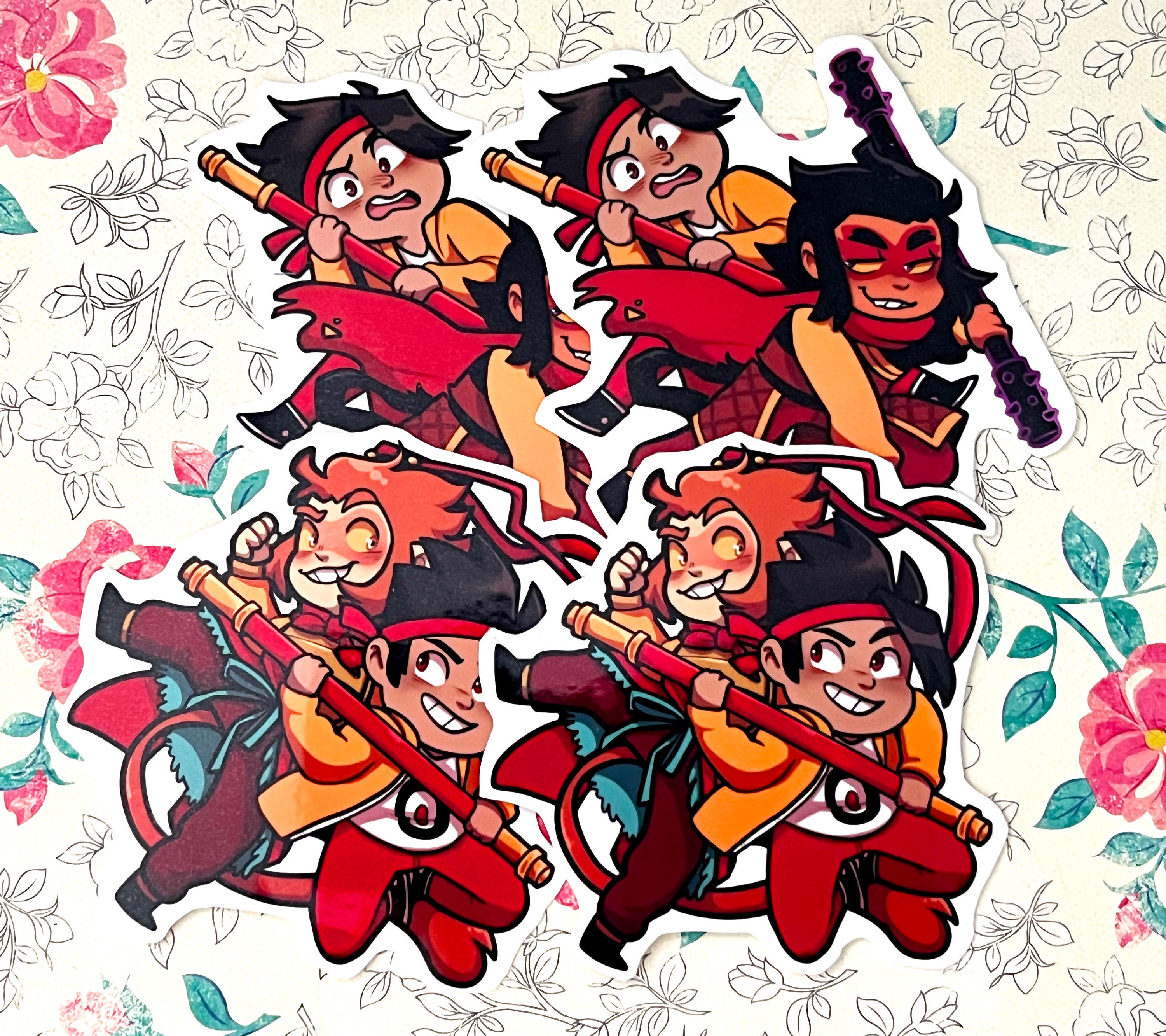 LMK 3 Inch Vinyl Stickers Monkie King Macaque MK - Etsy