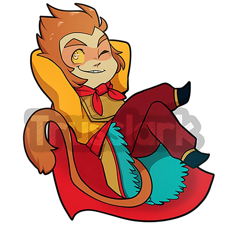 LMK 3 Inch Vinyl Stickers Monkie King Macaque Nezha Redson - Etsy