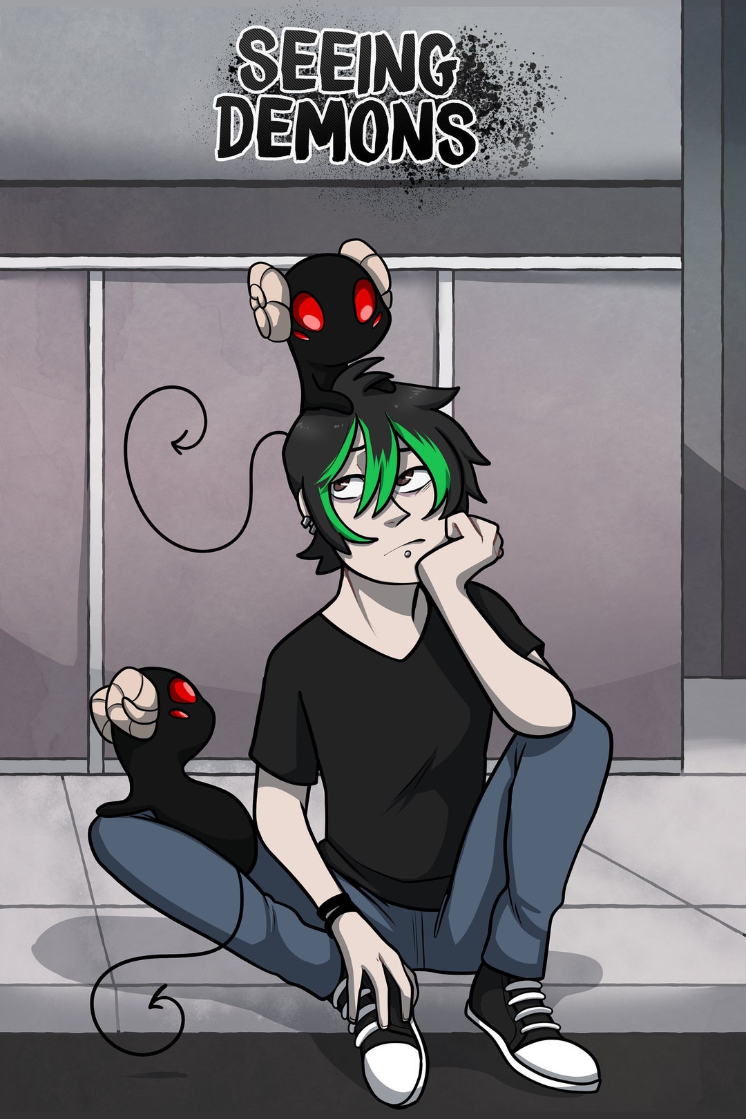 Seeing Demons Chapter 1 | Webcomic *digital* PDF - Etsy