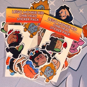 LMK Chibi Head Sticker Pack | 1.5 Inches | Vinyl | Cute Filler Stickers ...