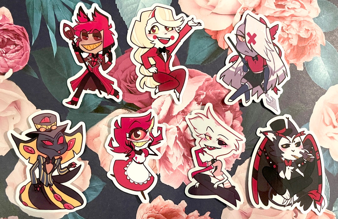 Hazbin Hotel 3 Inch Stickers | Vinyl - Etsy