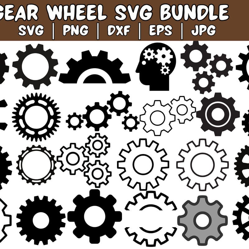 Laser Cut Vector Gears - Etsy