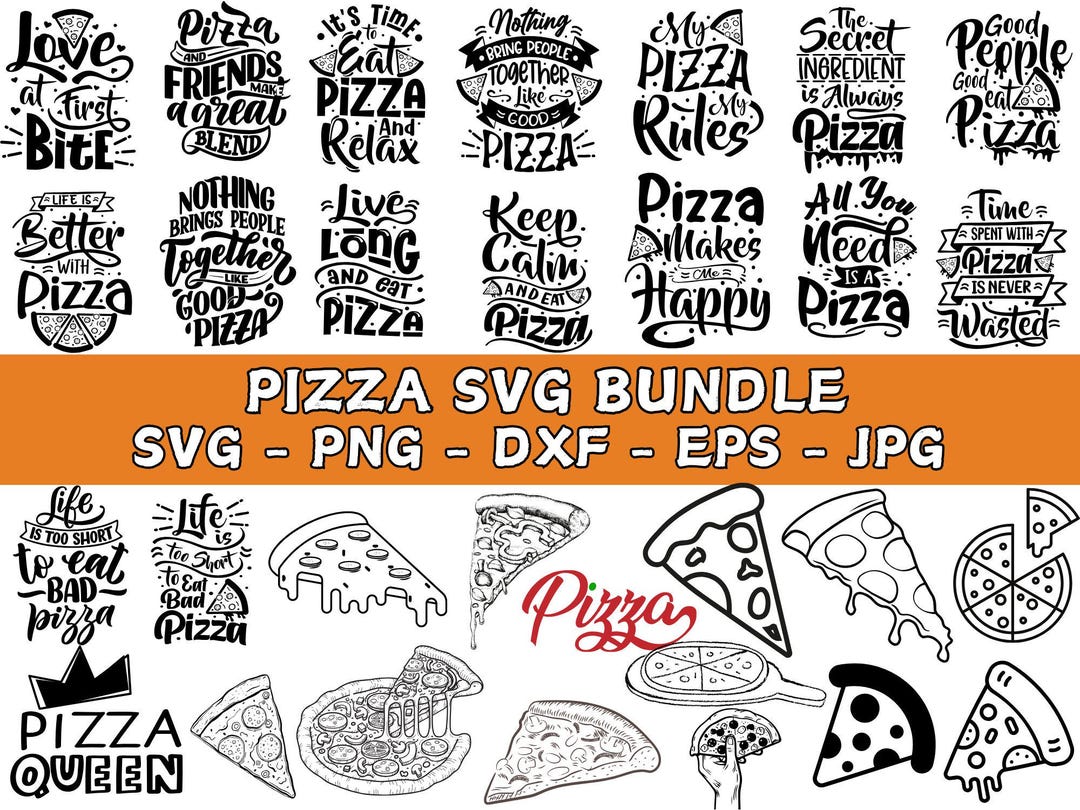 Pizza SVG PNG Bundle| Pizza Sayings Svg| Pizza Svg| Pizza Clipart Png ...