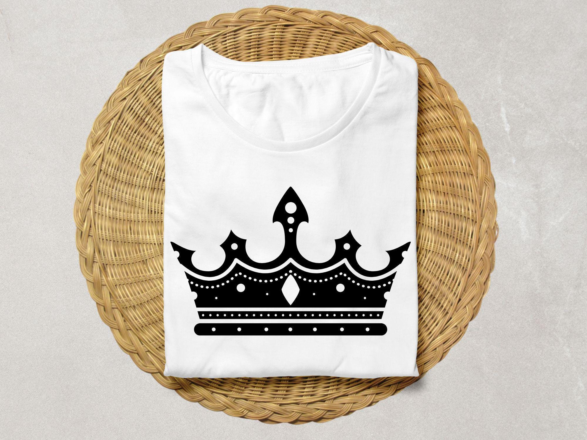 Royal Crown SVG Bundle: King, Queen, Princess Tiara (digital Download ...