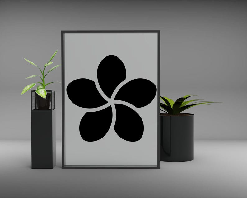 Plumeria SVG Bundle: Tropical Hawaiian Flower Clipart (digital Download ...