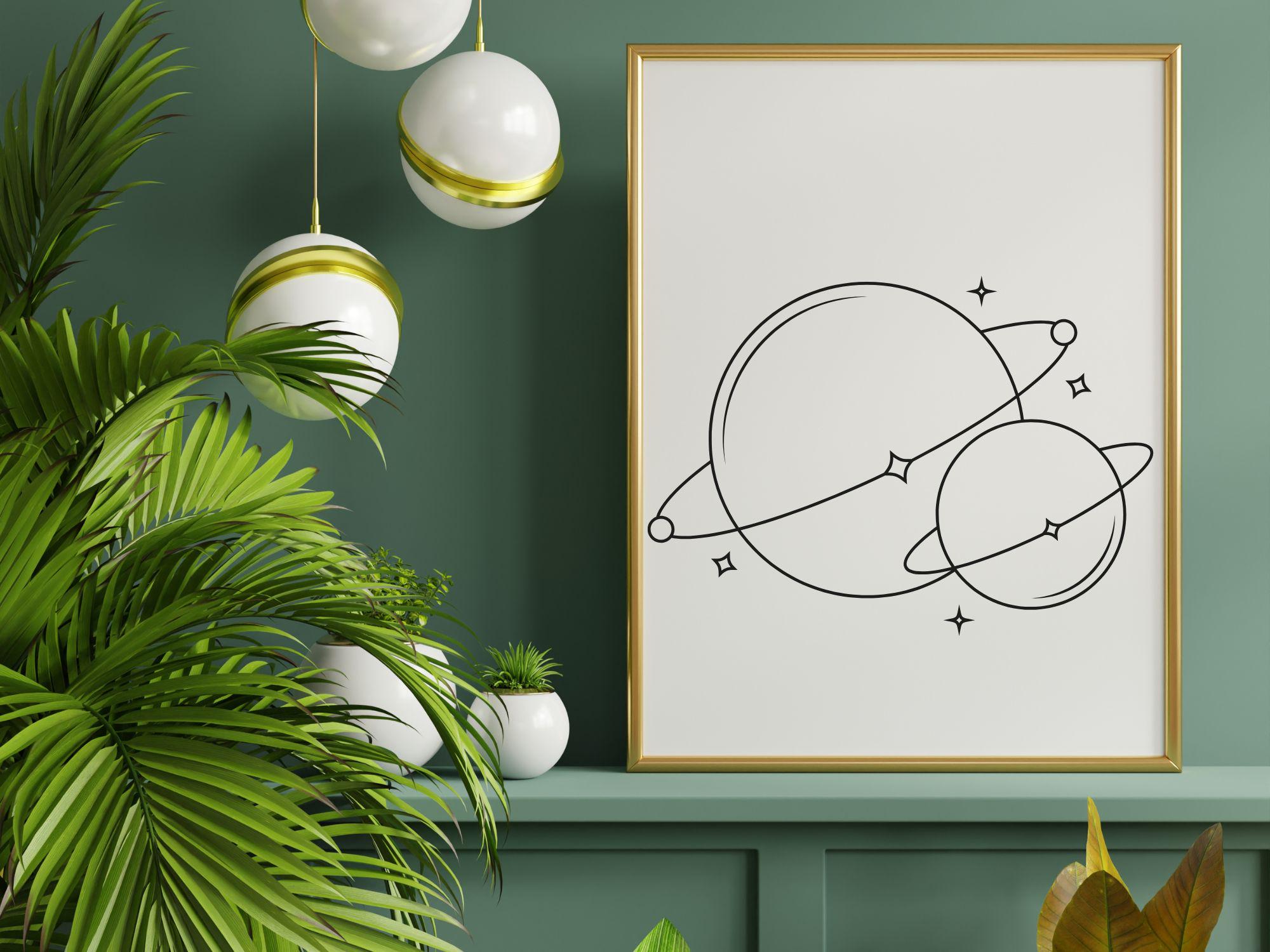 Outer Space SVG Bundle: Planets, Astronaut, Rocket Clipart (digital ...
