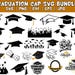 Graduation SVG Bundle: Clipart Cut Files for Cricut (digital Download ...
