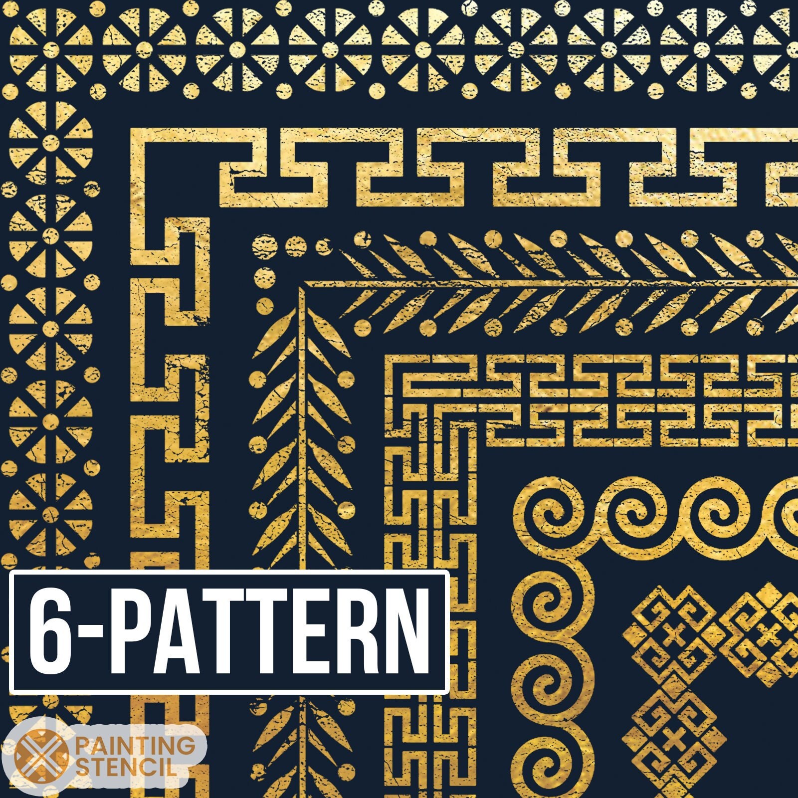 Border Stencils for Wood Greek Key Stencil Greek Border - Etsy Australia